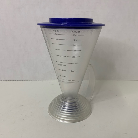 Tupperware | Kitchen | Tupperware Cone Shape Measuring Cup With Lid 2 Cup6oz50 Ml | Poshmark